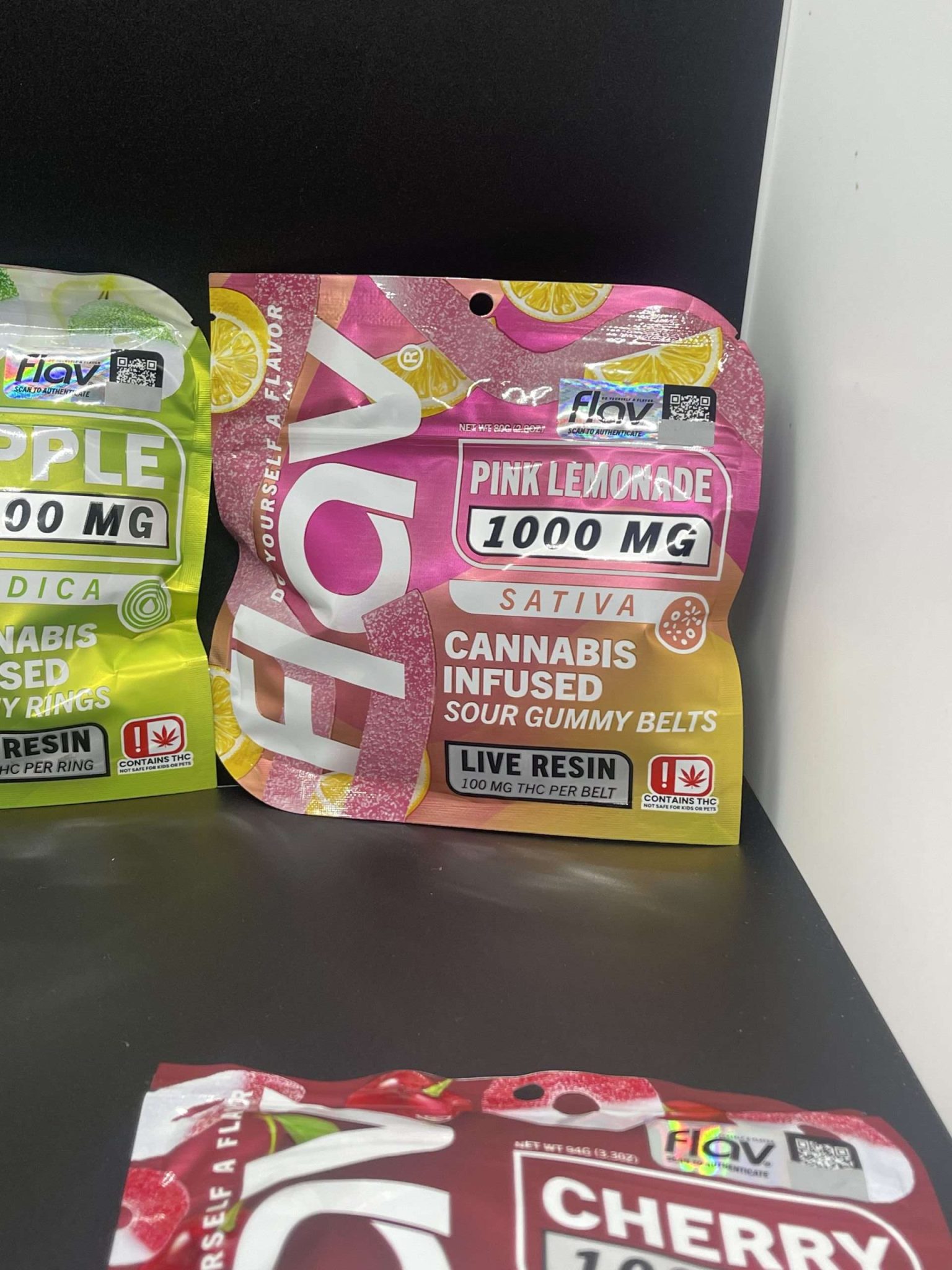 Flav 1000mg Live Resin Cannabis Infused Gummies Rings On Sale | Green ...